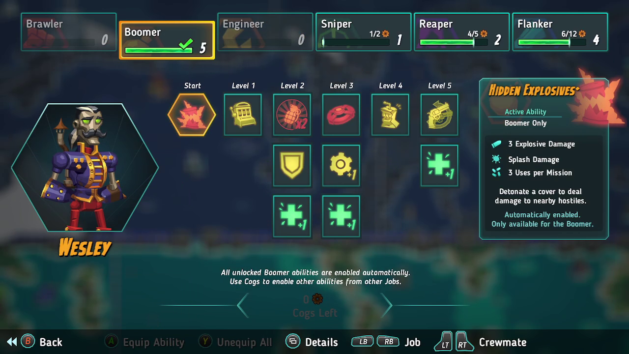 Steamworld Heist 2: Character & Skill Guide – Frostilyte Writes